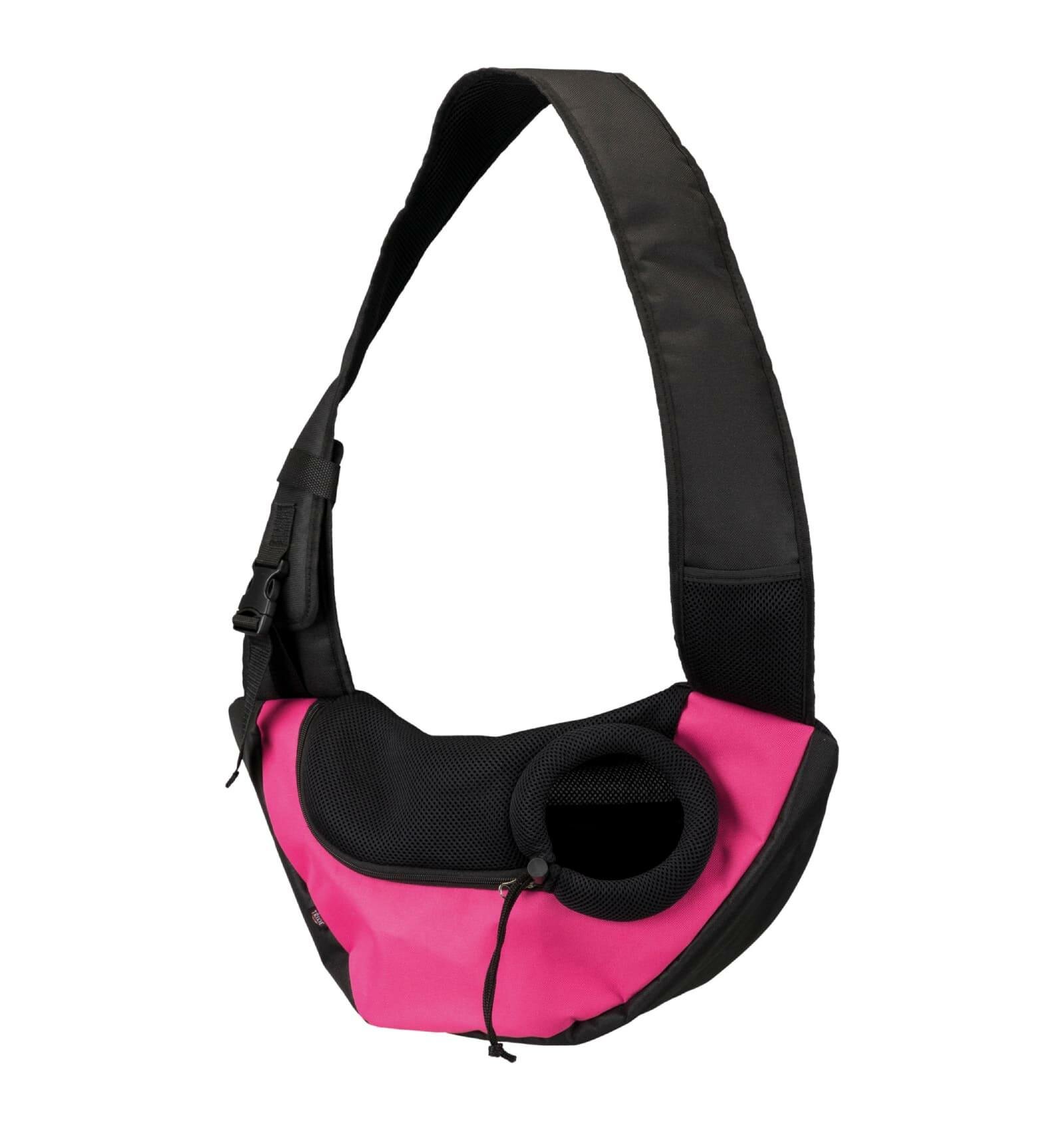 Слинг-переноска Sling, розовая с чёрным