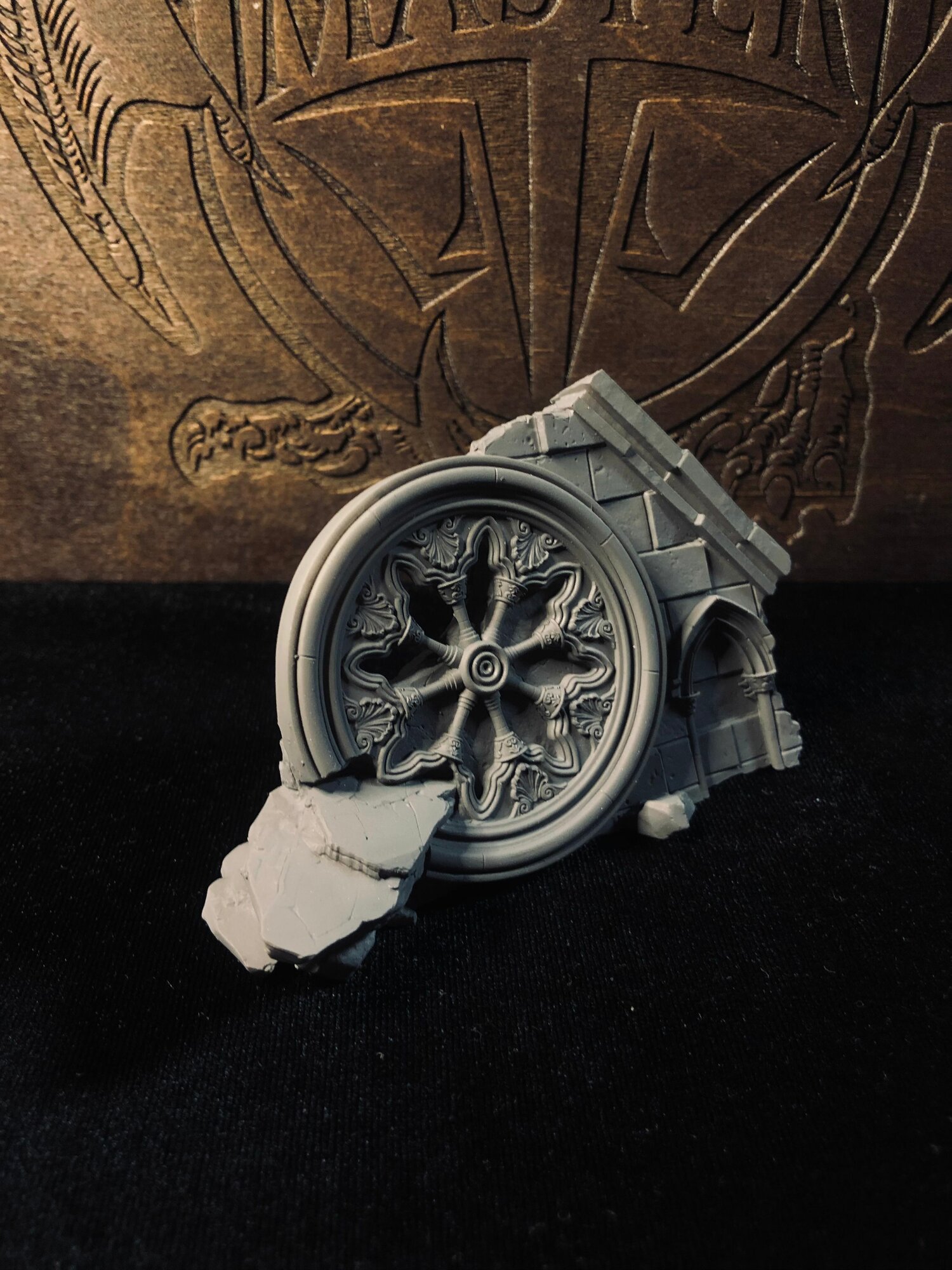 Руины храма - Террейн, Миниатюра для настольных игр DnD, ДнД, Dungeons & Dragons, Pathfinder.