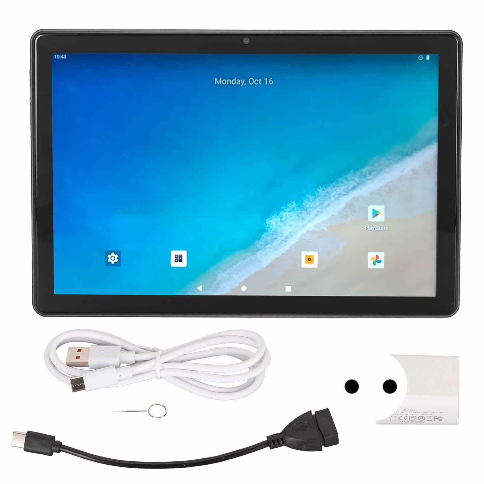 10,1дюймовый планшет на Android 13.0, WiFi, 8 ГБ ОЗУ, 256 ГБ ПЗУ, разрешение 1960x1200, 8000 мАч, де