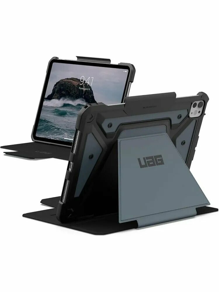 Чехол для UAG iPad Pro 11 (2025 / 2024) Metropolis SE iPad M5 / M4, Защитный чехол для раскладушки, с чехлом для ручки и регулируемым откидным кронштейном
