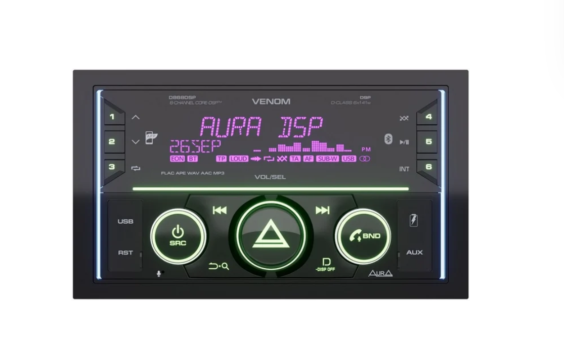 Автомагнитола Aura Venom-D868DSP