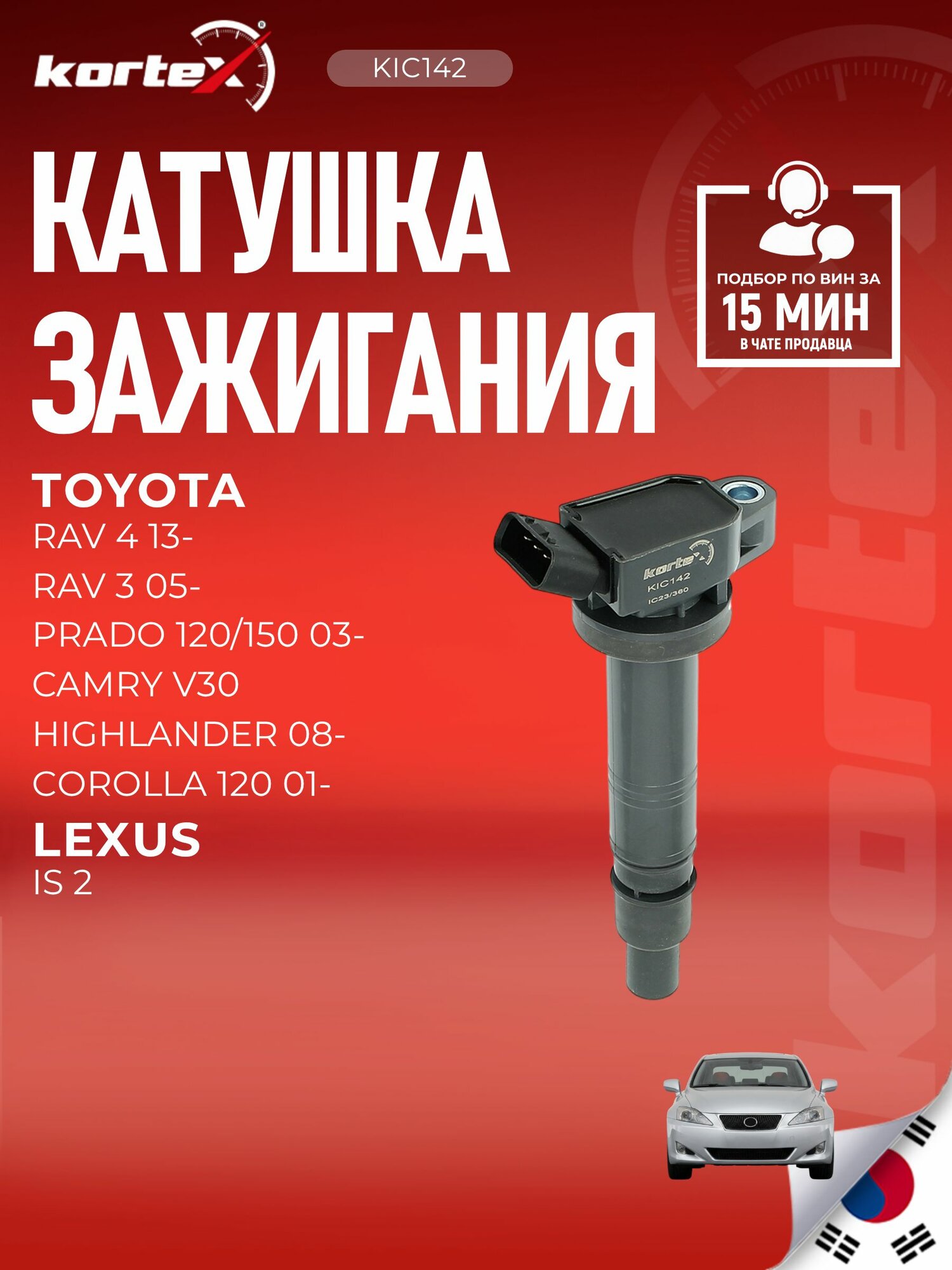 Катушка зажигания Lexus Лексус GS IS Toyota Тойота RAV4 Рав4 LC 9091902248 9091902260