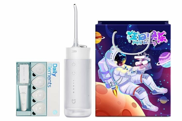 Ирригатор унисекс Xiaomi F 400 White Exclusive Birthday Set