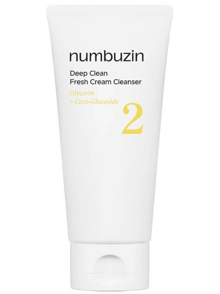 Кремовая пенка для очищения Numbuzin No. 2 Deep Clean Fresh Cream Cleanser 120 мл