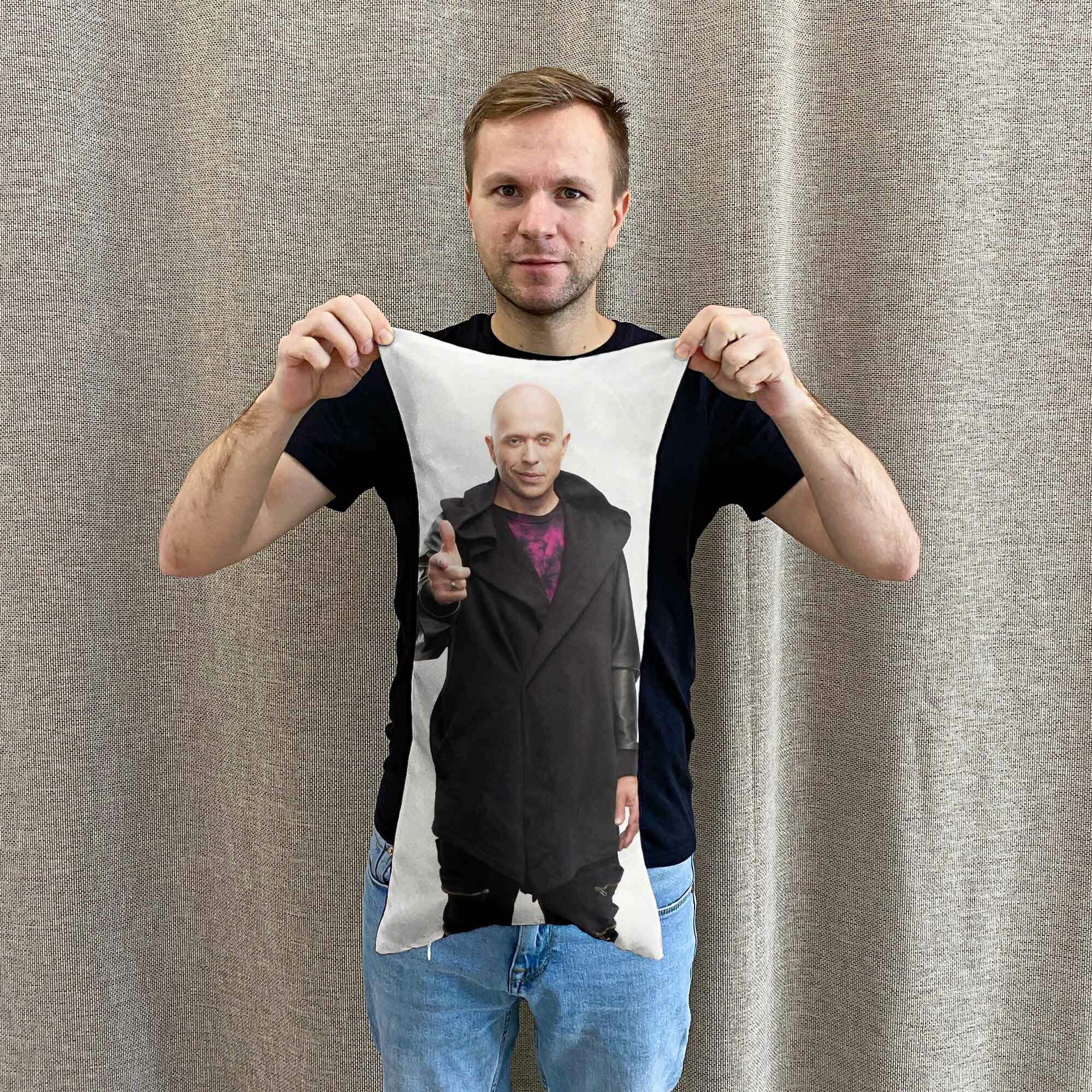 Подушка дакимакура Сергей Дружко 30х60 см