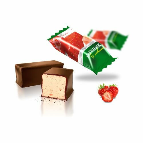 Суфле Жако клубника со сливками 0,7 кг