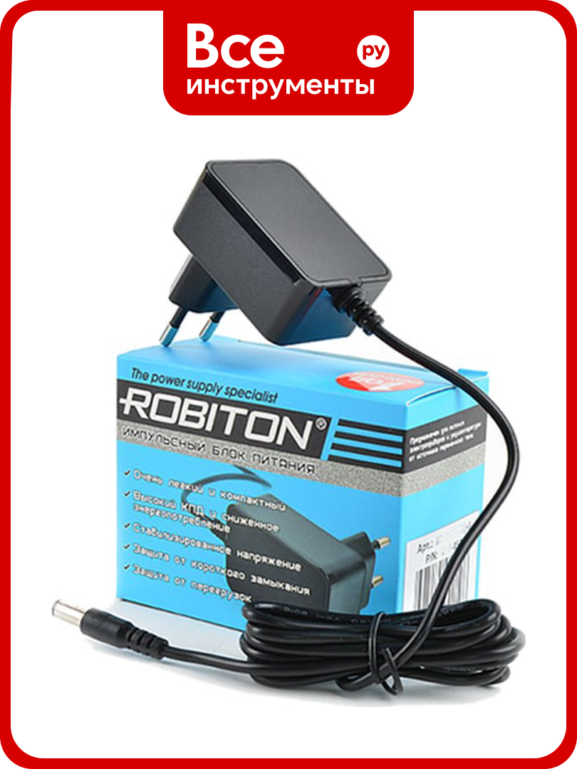 Адаптер/блок питания Robiton IR12-1000S 5,5x2,5/12 14935
