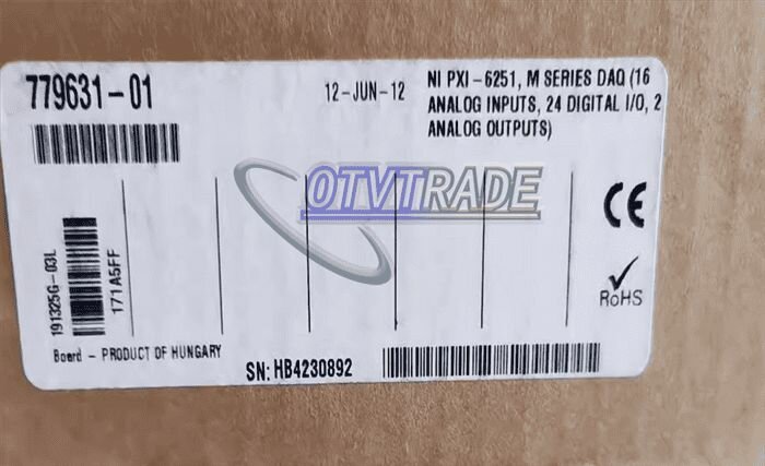 Модуль National Instruments NI PXI-6251 779631-01 DAQ I/O Module