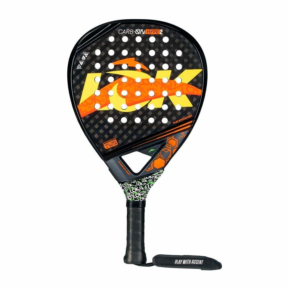 DECATHLON ракетка для падел тенниса Decathlon LOK Carbon Hype Gen 2 2026, черный