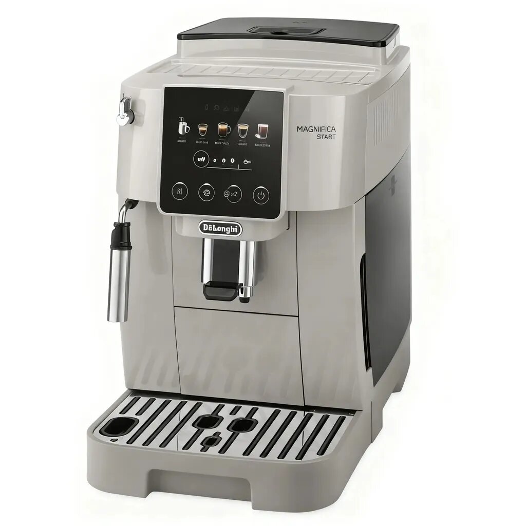 Кофемашина автоматическая DeLonghi Magnifica Start ECAM220.50. BG, 15Бар, с ручным капучинатором, бежевый/серебристый