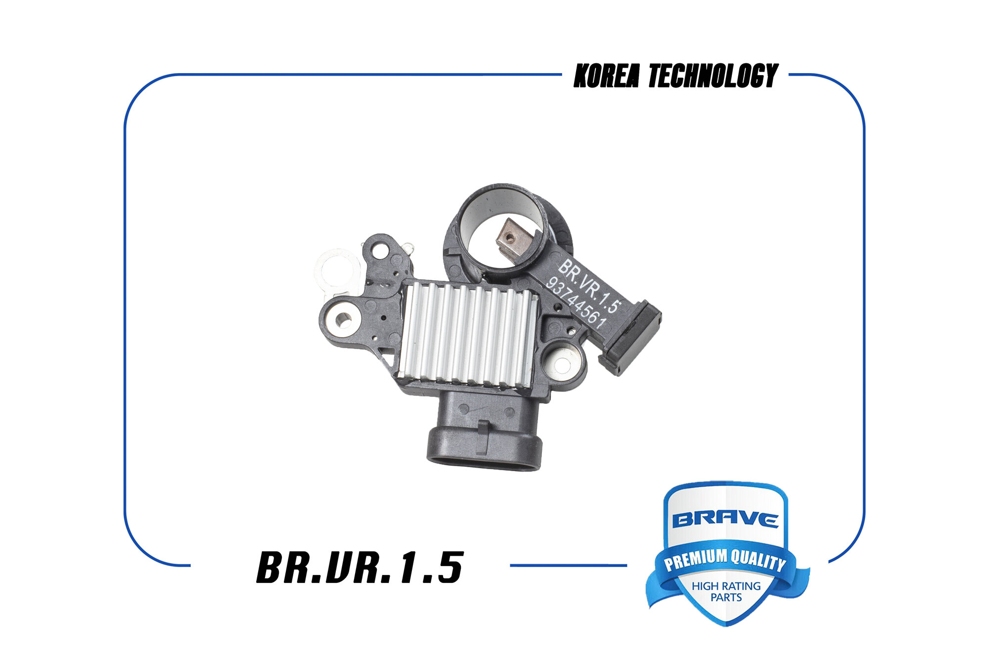 Реле генератора 2 контакта Daewoo Nexia Chevrolet LacettiЕВРОlll1 6DOHC2конта BRAVE BR. VR.1.5