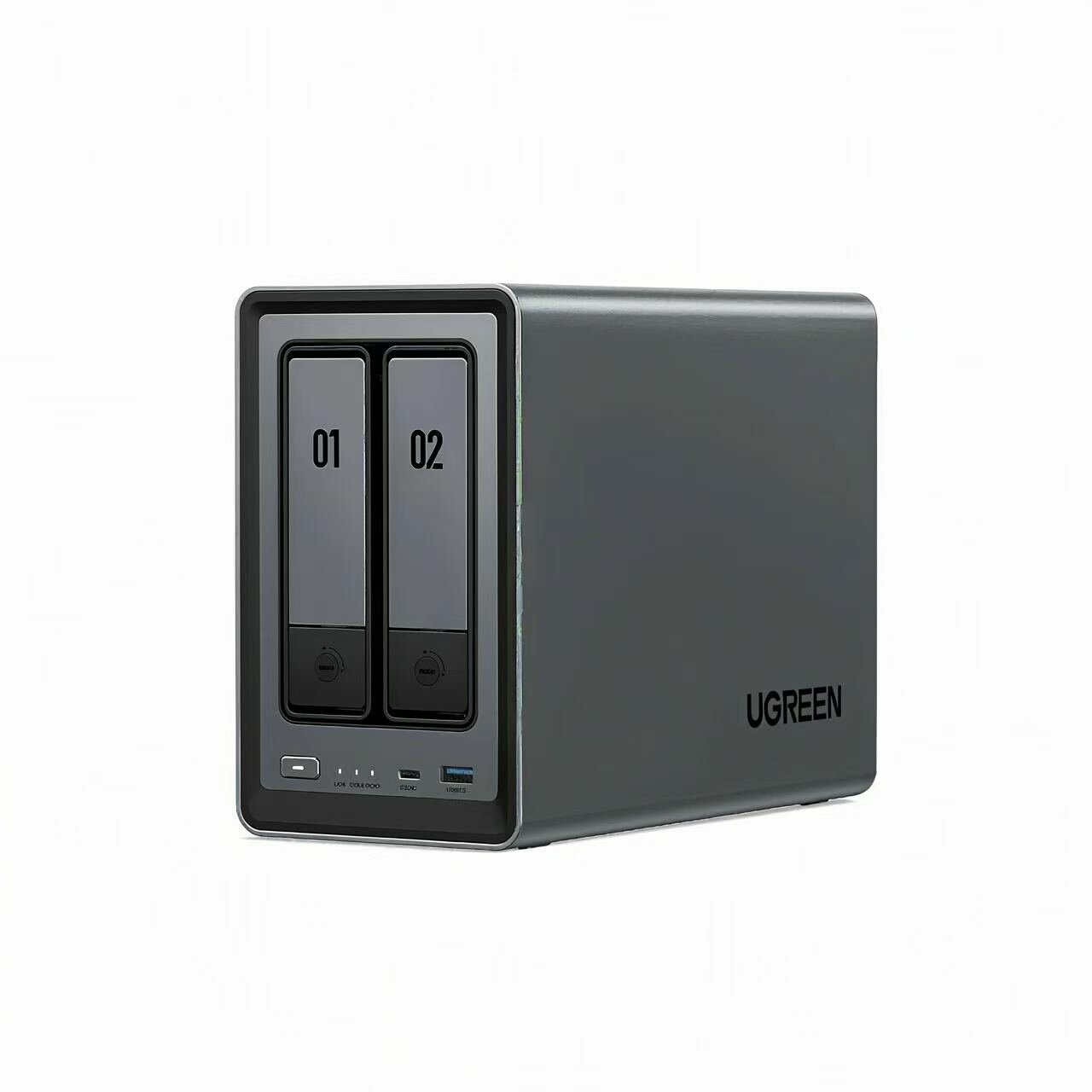 Сетевое хранилище Ugreen NASync DXP2800, поддержка RAID 0/1/JBOD, 8 ГБ RAM