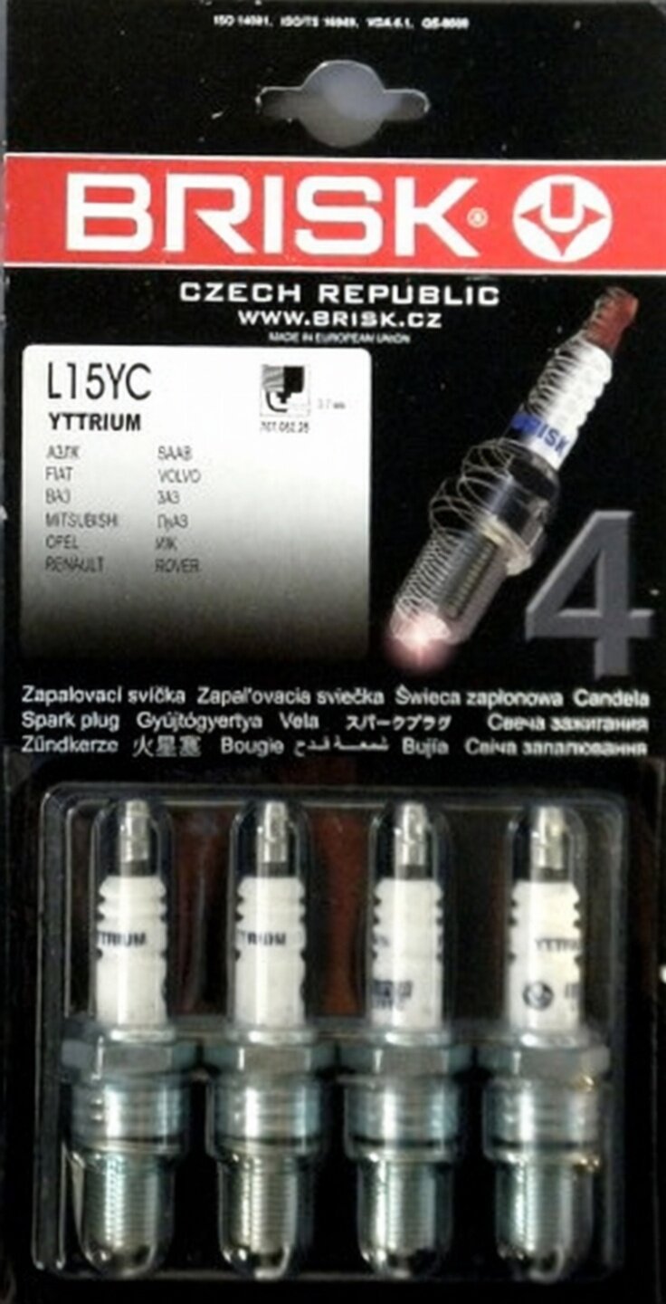Свеча зажигания SUPER L15YC (1313) BRISK арт. L15YC
