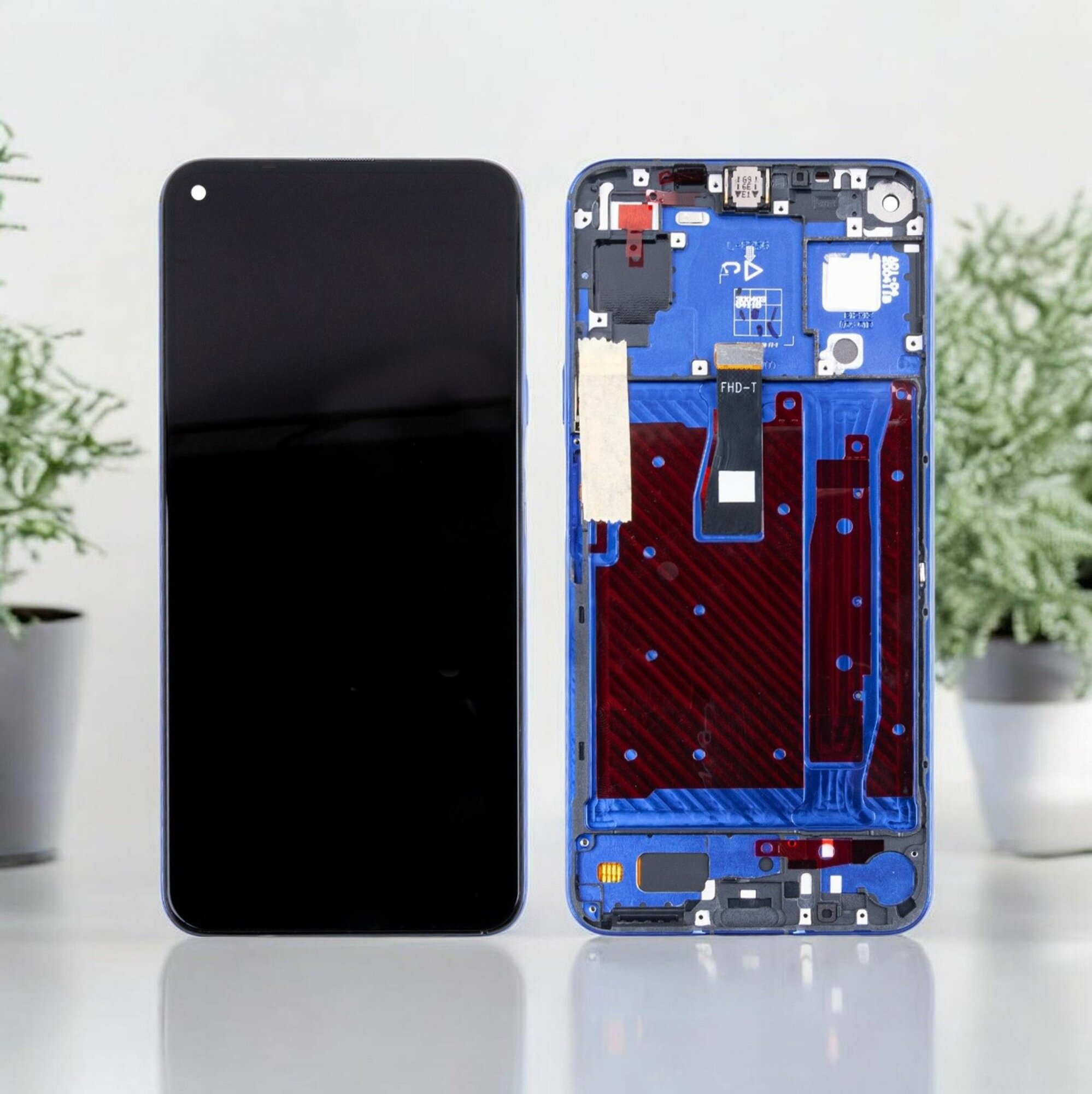 Дисплей для Huawei Honor 20/Nova 5T (YAL-L21) модуль с рамкой Синий - OR