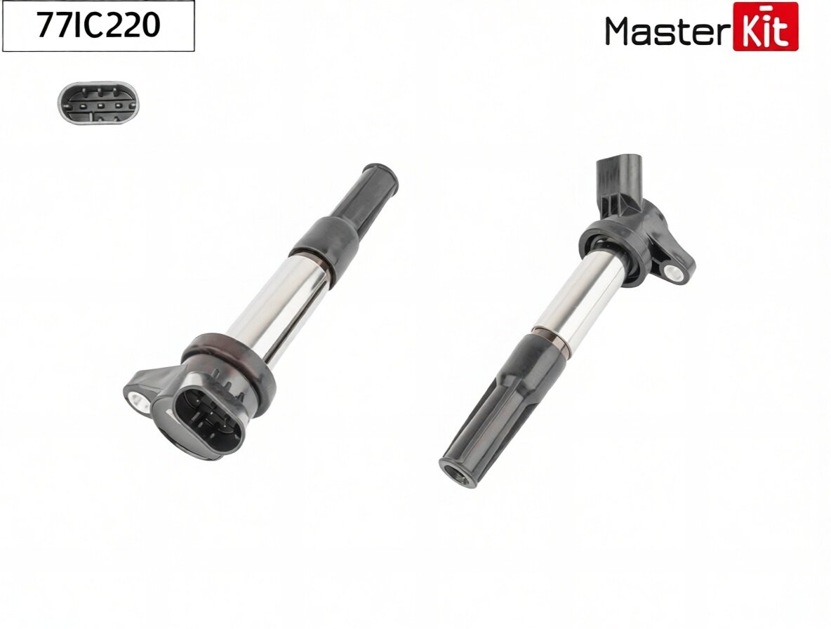 Катушка зажигания GEELY EMGRAND X7 4G20 77IC220 MasterKit арт. 77IC220