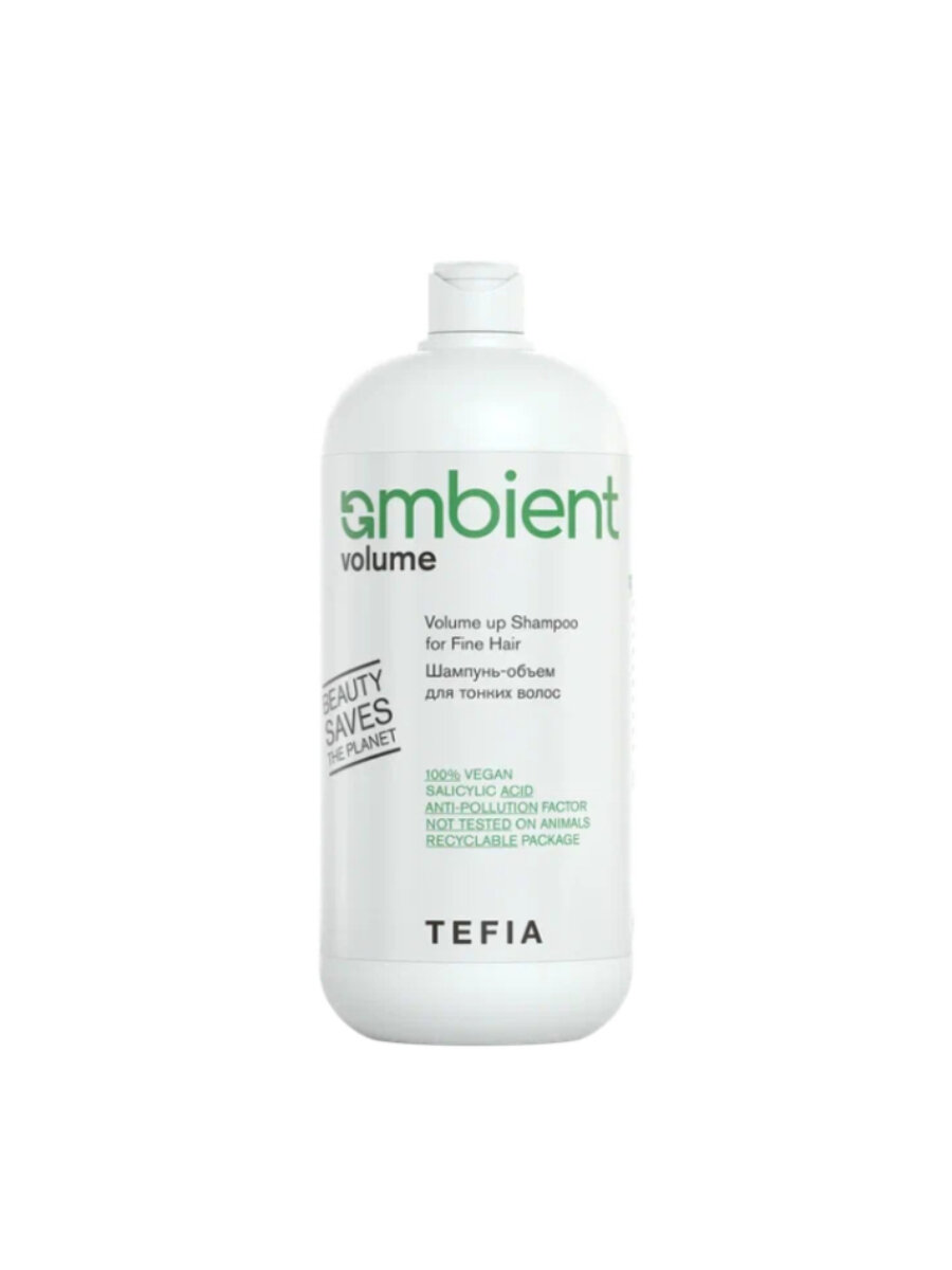 Tefia, Ambient Volume Шампунь-объем для тонких волос, 950 мл