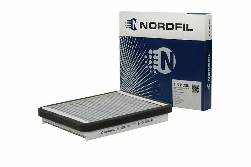 NORDFIL Фильтр салона угольный ВАЗ 2110 03-