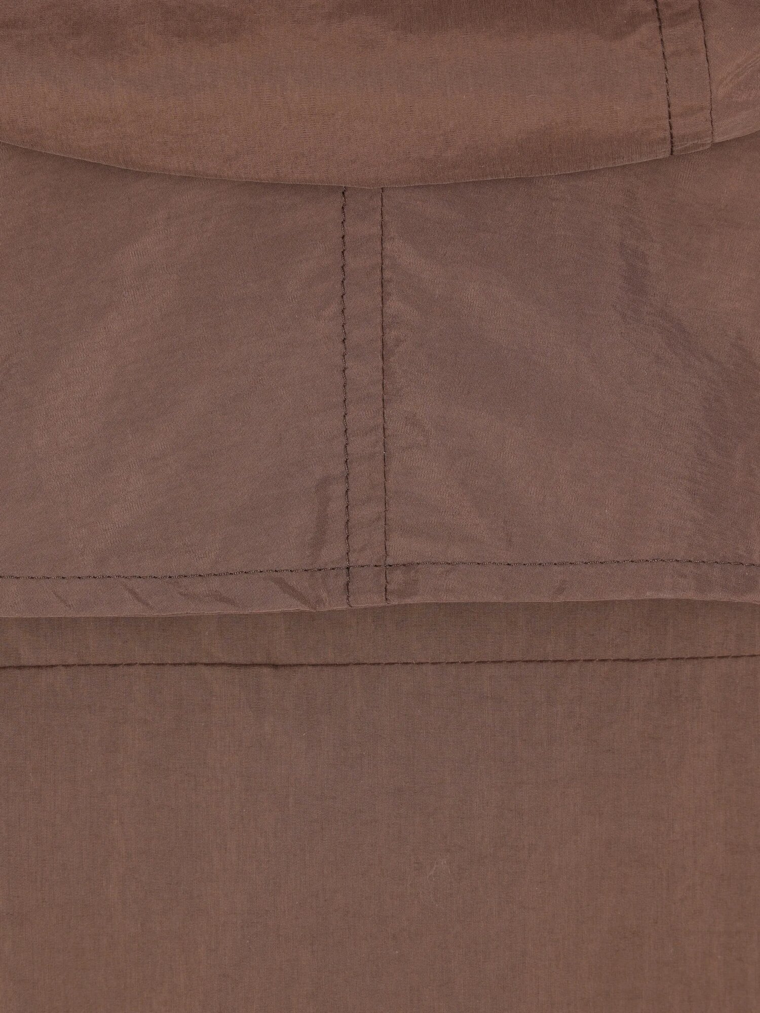 Куртка THE ROW Hooded zip-up windbreaker jacket, размер 42, коричневый — фото 1