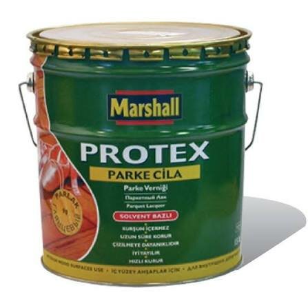 Лак паркетный Marshall Protex Parket Cila, 2.5 л, для защиты древесины