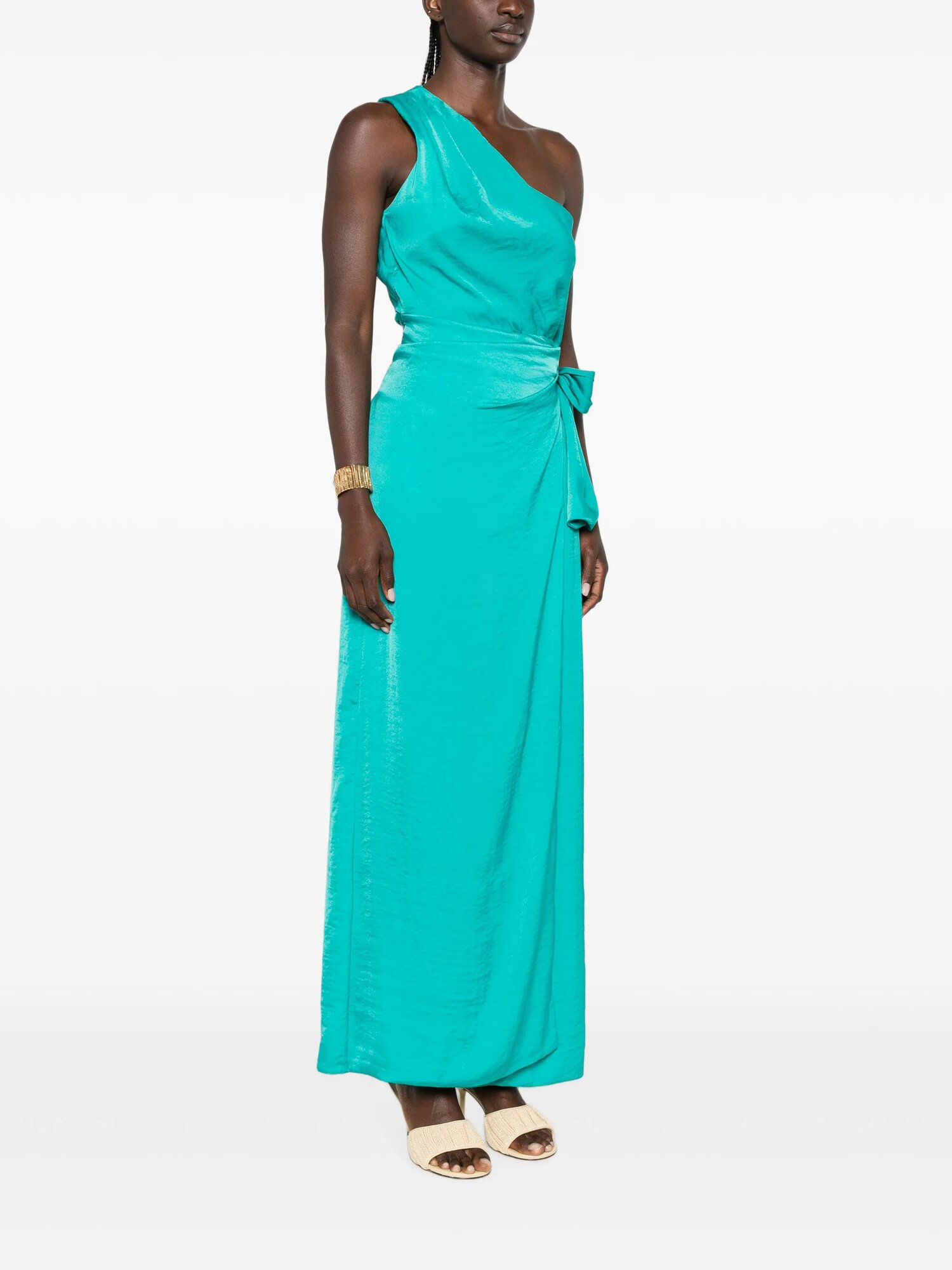 Платье Moutaki One-shoulder maxi dress, размер 42, синий — фото 1