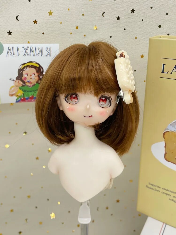 Кукольный парик 1/3 BJD Подходит для кукол с окружностью головы 22 - 23 см