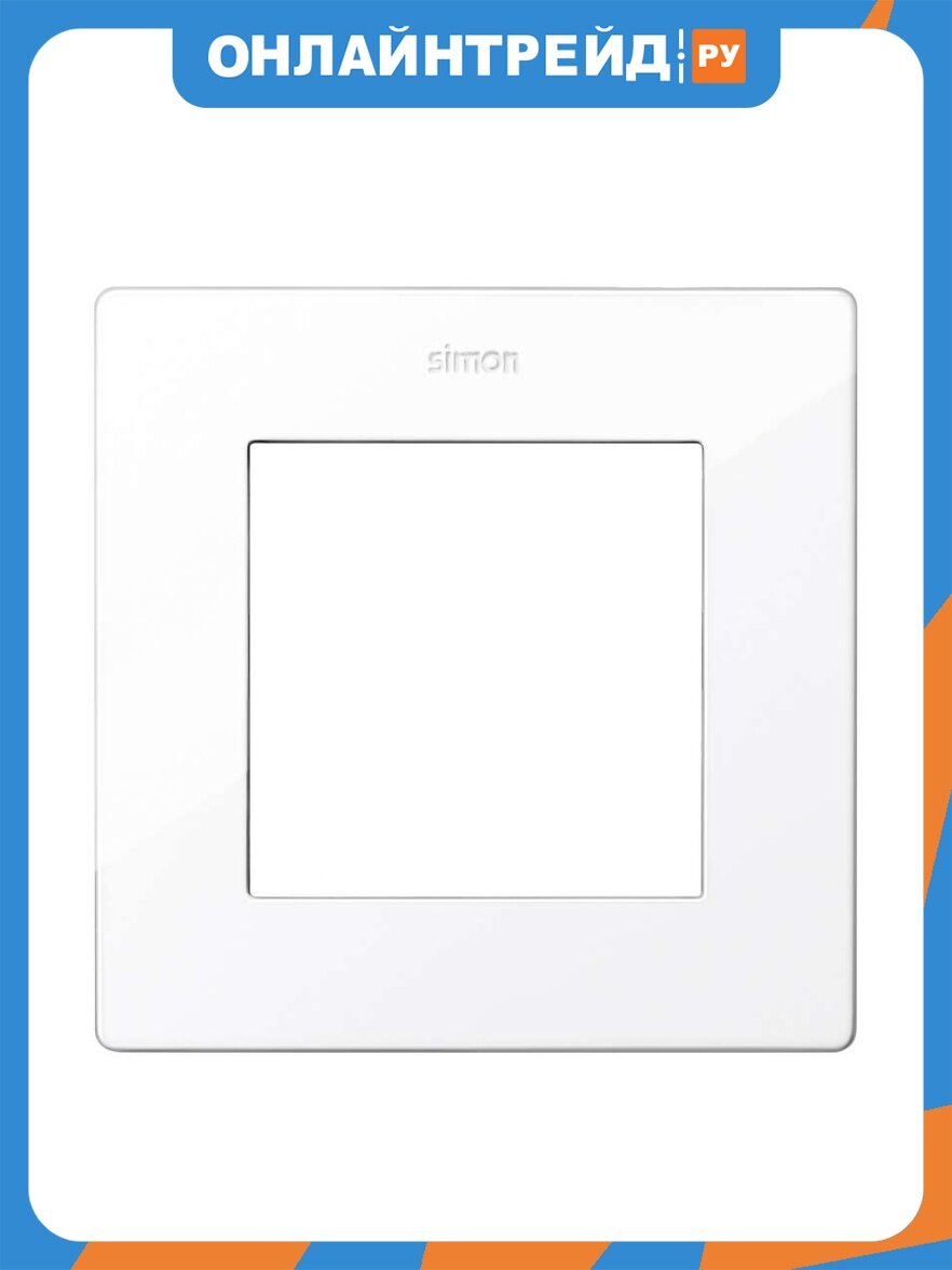 Рамка Simon 1-м 24 белый, 2400610-030