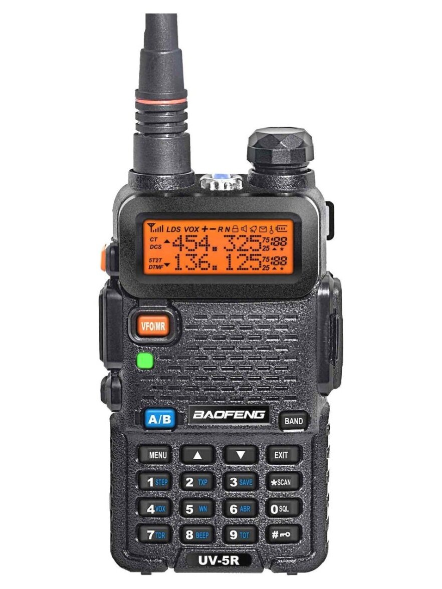 Радиостанция Baofeng двусторонней связи UV-5R L/M (1800 mah)