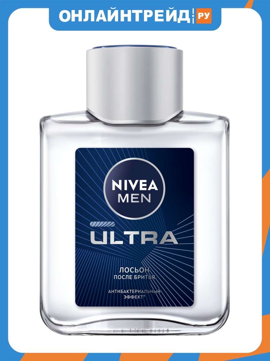 Лосьон после бритья Nivea MEN Ultra Антибактериальный, 100 мл