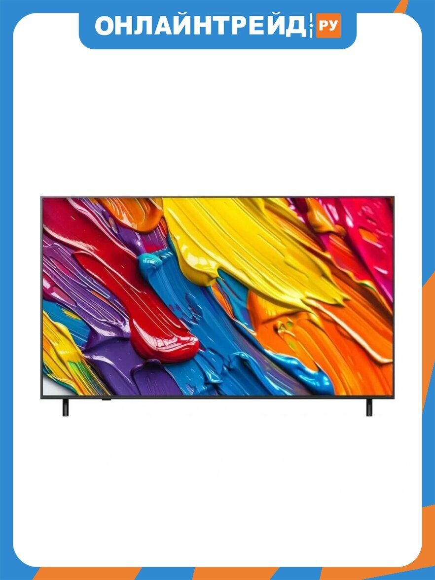 Телевизор LG 65QNED82A6B. ARUG, QNED, 4K Ultra HD, черный титан
