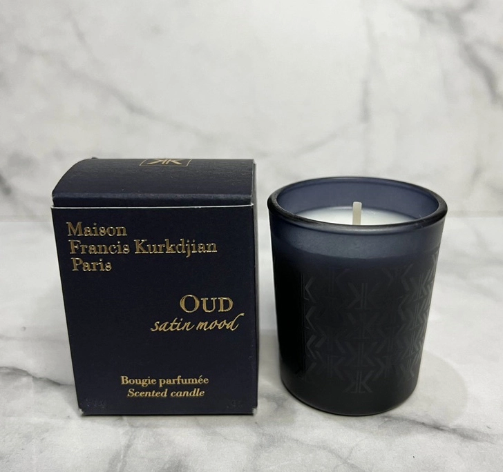 Ароматическая свеча Уд Сатин Муд / Maison Francis Kurkdjian Oud Satin Mood 30 гр