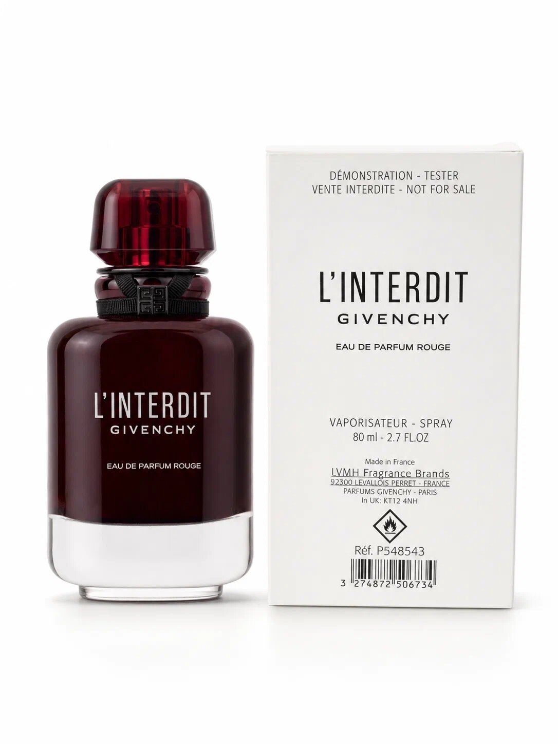 Givenchy Парфюмерная вода L'Interdit Rouge, Eau De Parfum, 80 мл (без слюды в белой коробке)