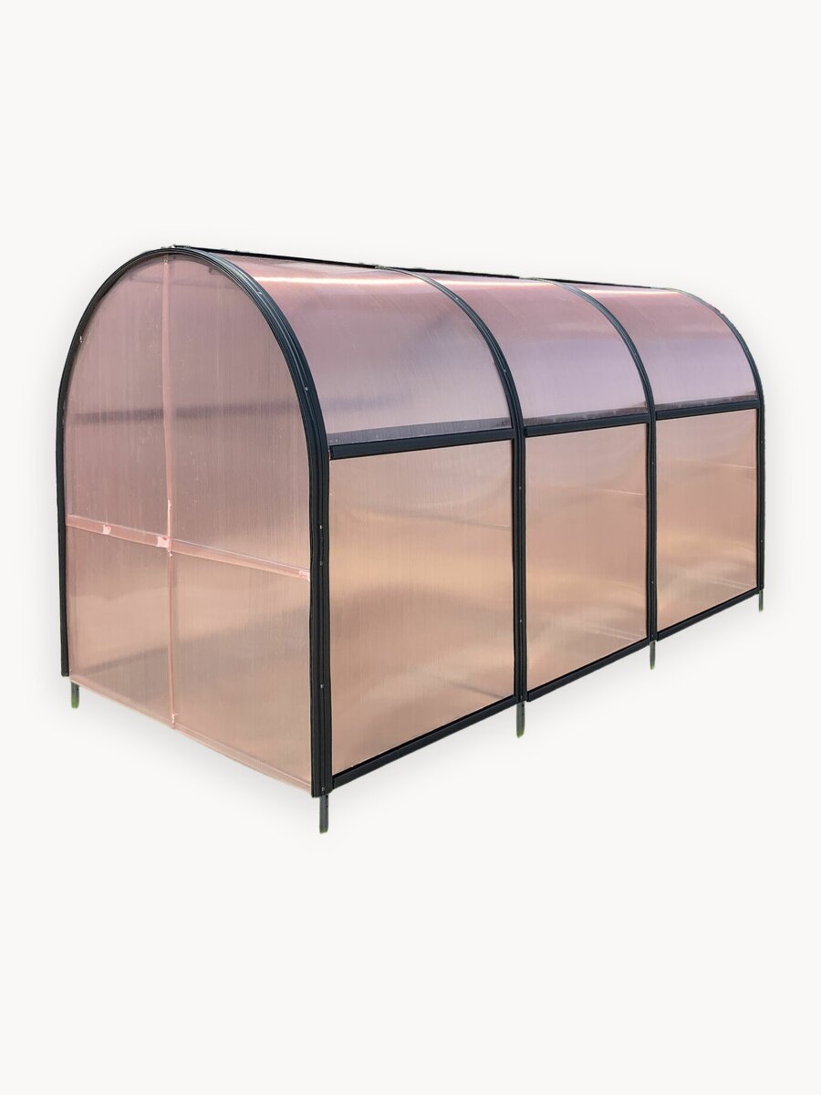 Парник ТМК Удача Плюс 1,5 х 3 х 1,8 м, поликарбонат Нано 4 мм, без грядки