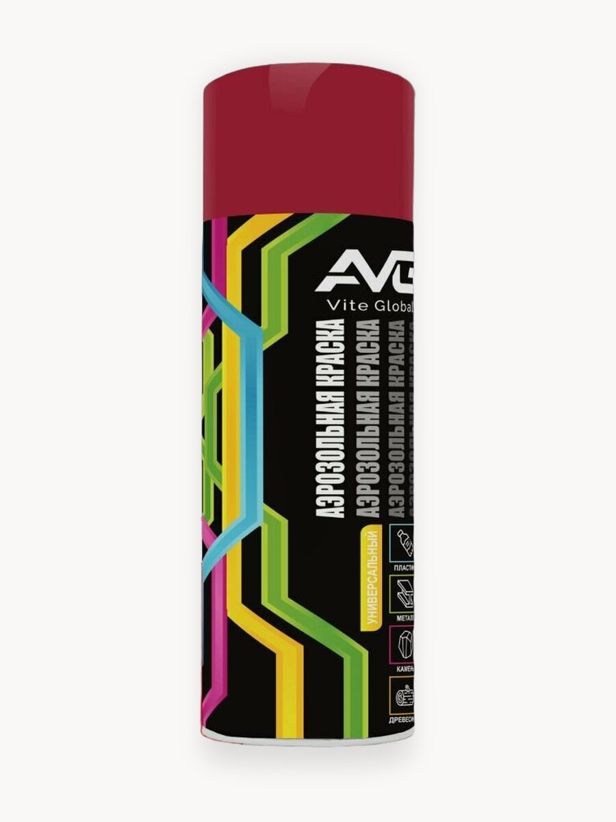 AVG Аэрозольная краска 380г, RAL 3003 рубиново-красная