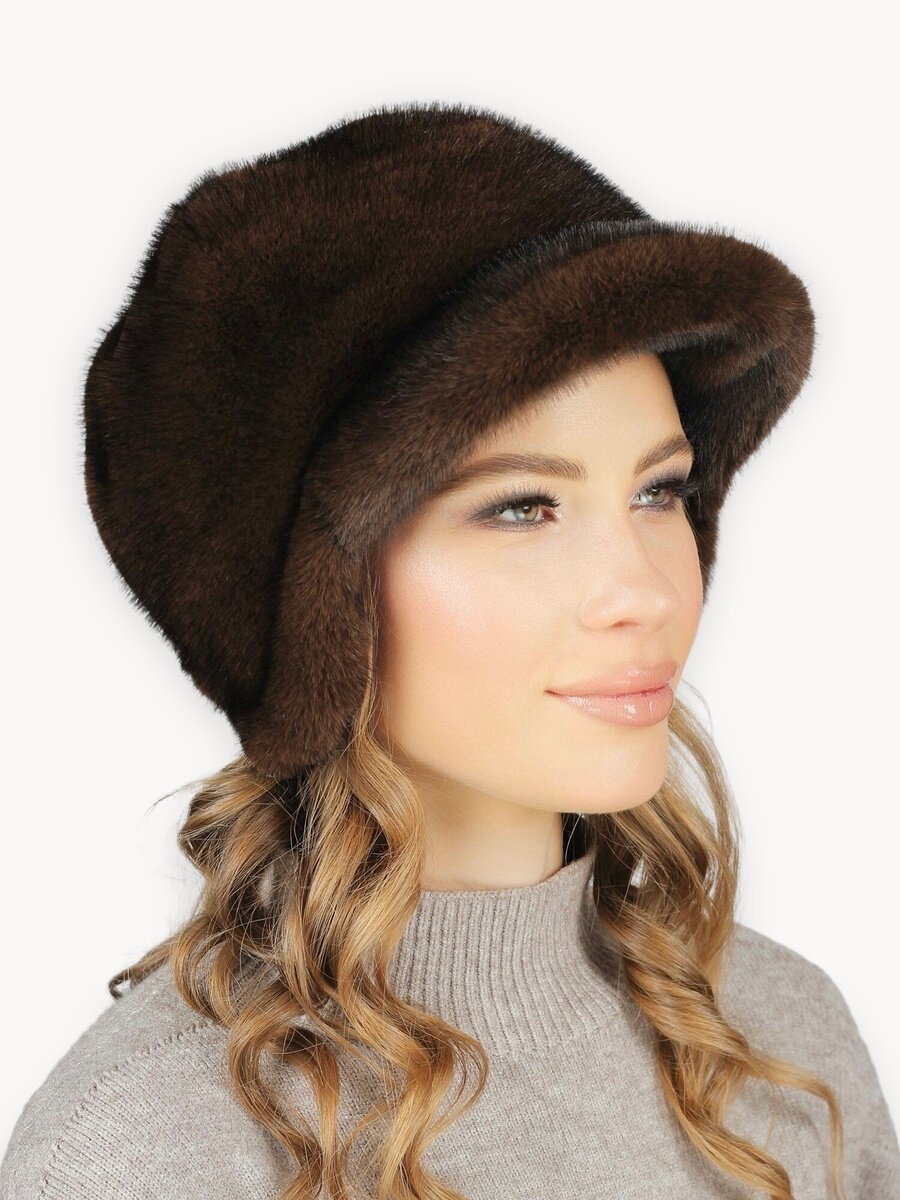 Шапка-ушанка Осень-зима 2025 для женщин