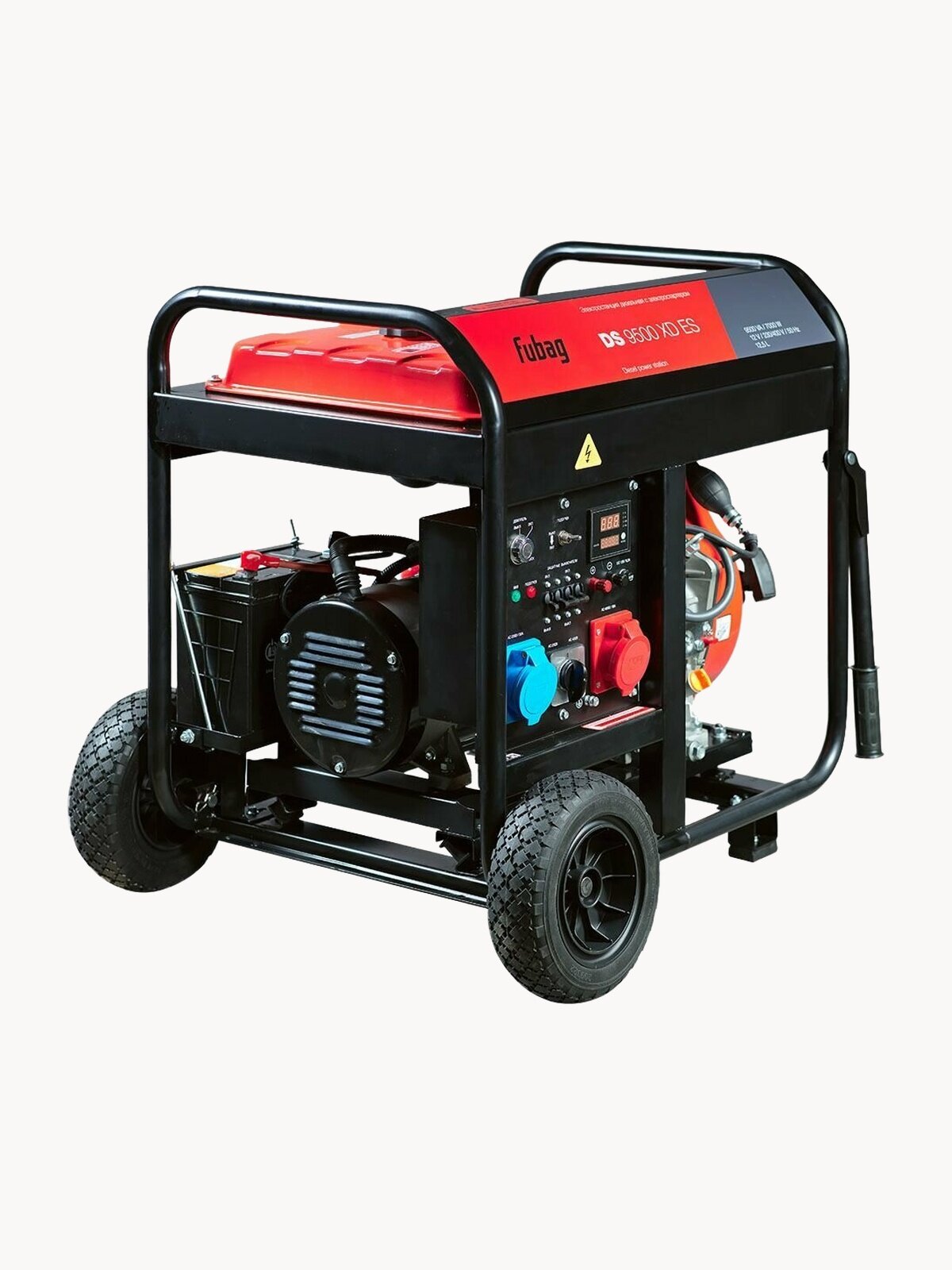 Генератор дизельный FUBAG DS 9500 XD ES, 7 кВт, 220/380 В, режим однофазный и трехфазный