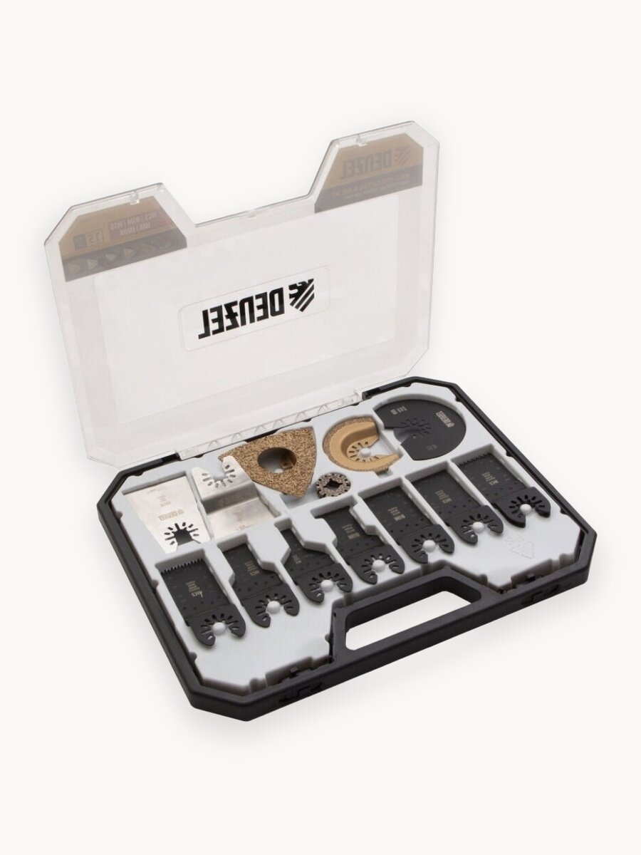 Набор насадок универсальный для МФИ 15 шт Denzel 782415, металл