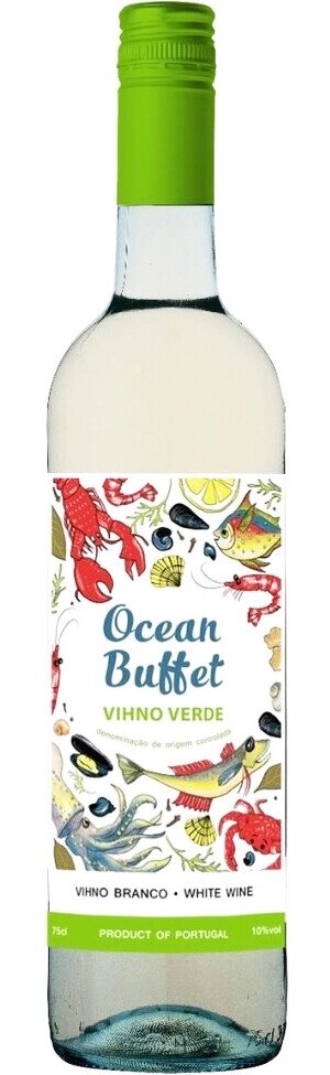 Вино "Ocean Buffet" Vinho Verde Branco DOC, 2024