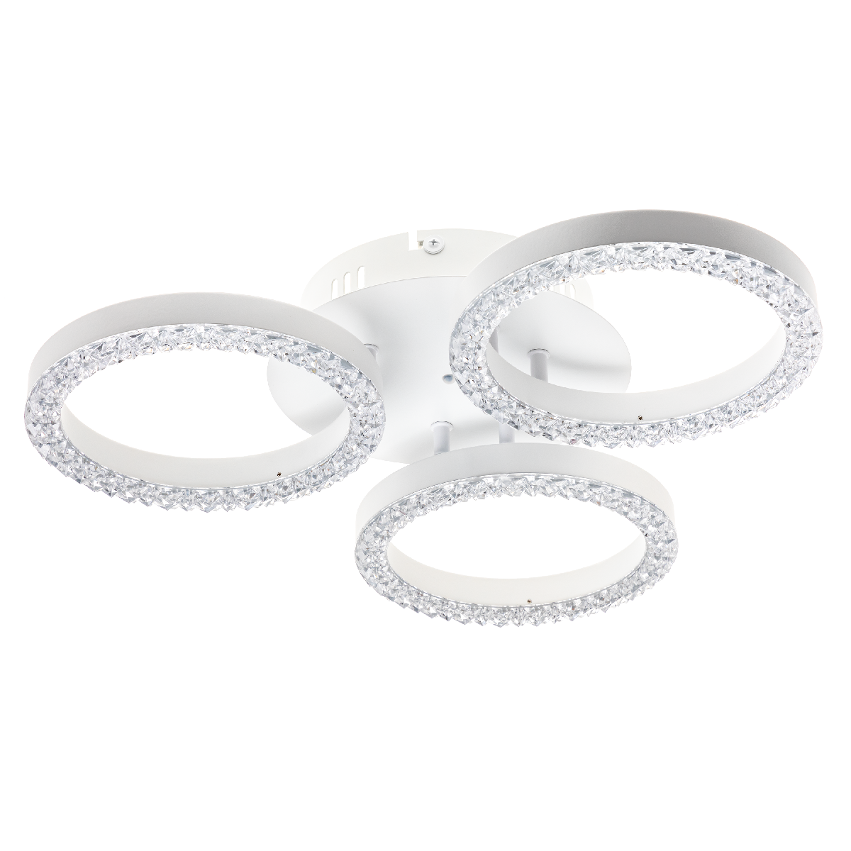 Люстра потолочная светодиодная с пультом Ritter Lucido, 48Вт, до 17 кв. м, цвет белый, 51641 9