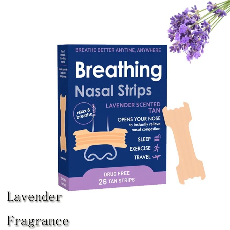 Назальные вставки от храпа Breathe Right Lavender-26PCS