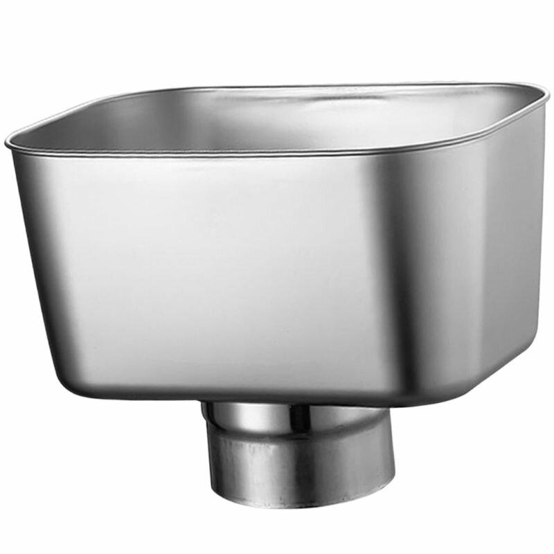 (1 шт.) Водоприемная воронка для водостока, нержавеющая сталь 304, модель 89#