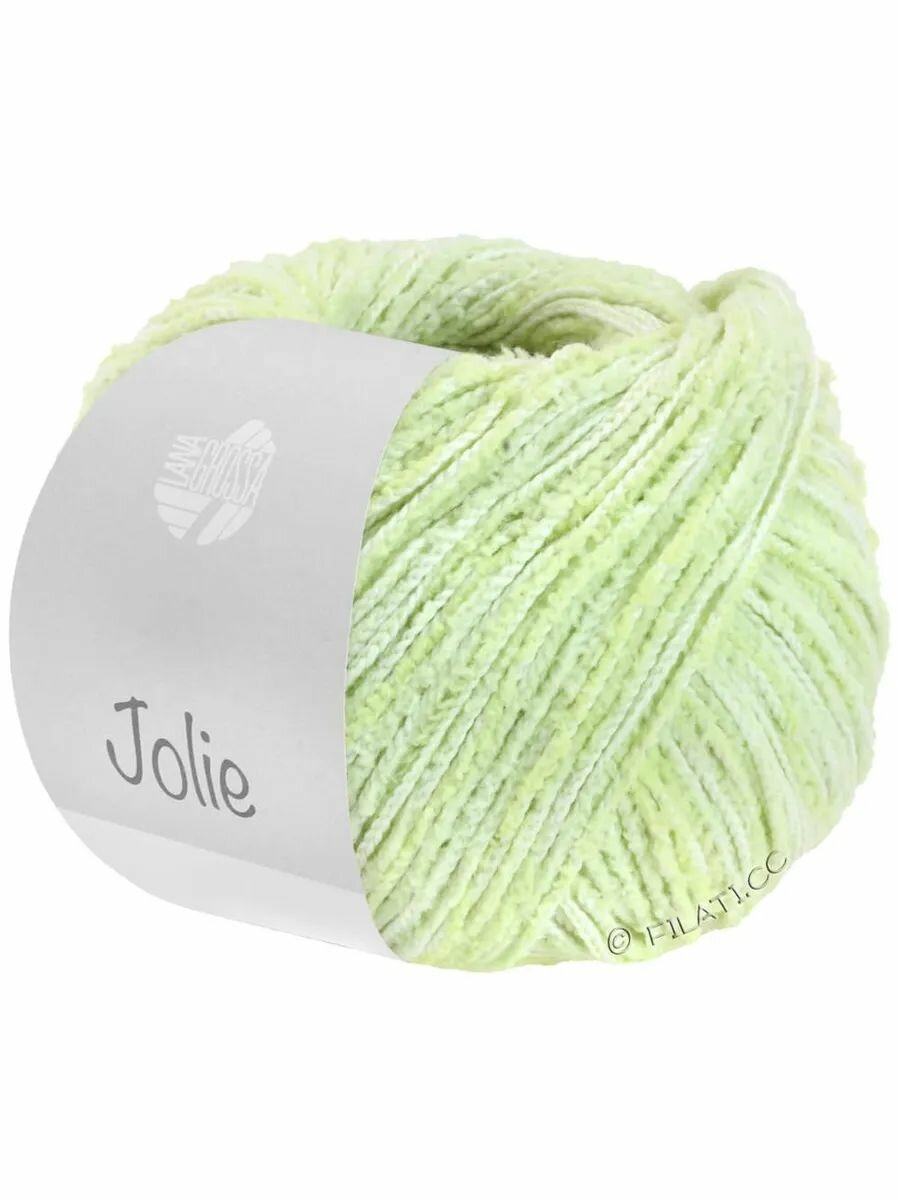 Пряжа для вязания Lana Grossa Jolie Uni плюшевая, цвет 004, 1 моток