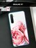 Силиконовый чехол на Realme XT / Реалми XT с принтом "Пионы на белом"