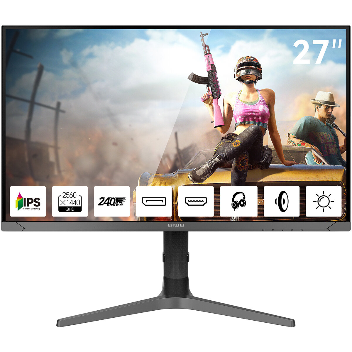 27" Монитор Aiwa MD2715, IPS, 2560x1440, 240 Гц (MD2715)