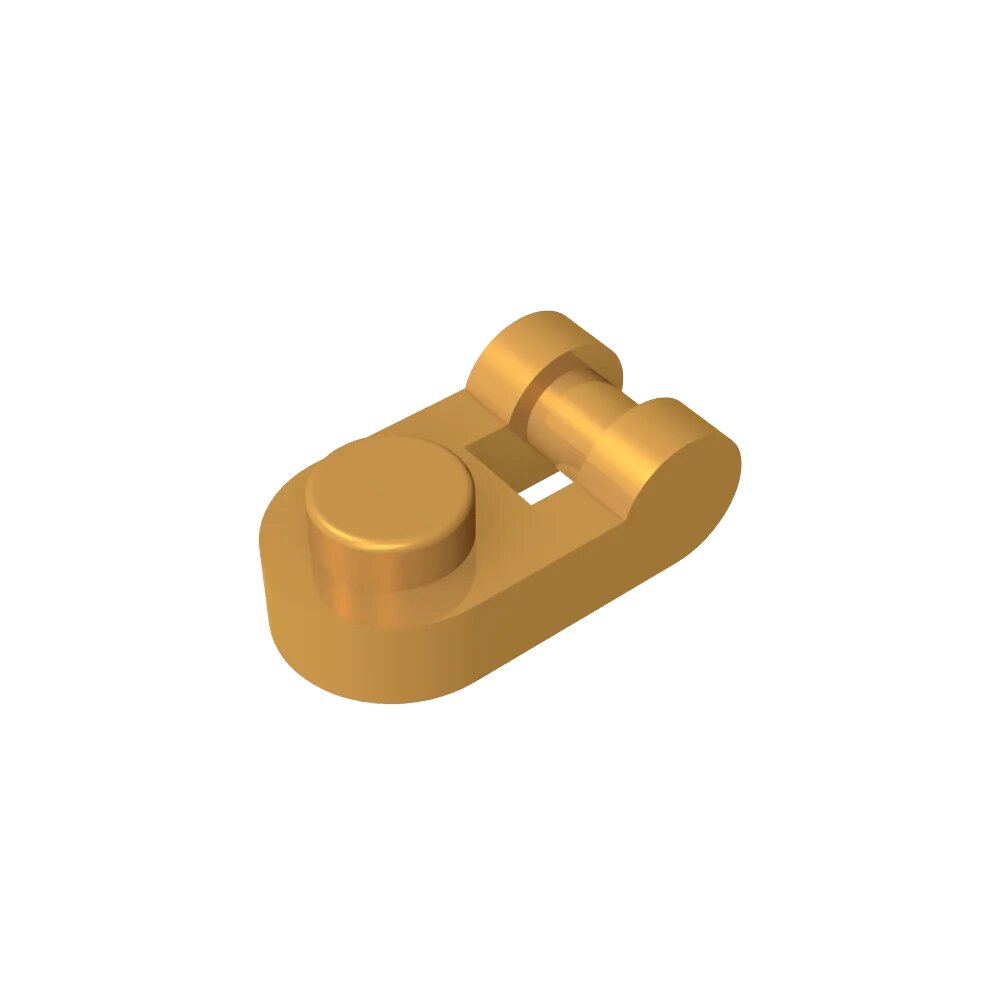 Пластиковая тарелка Gobricks 1x1 с ручкой, цвет 035