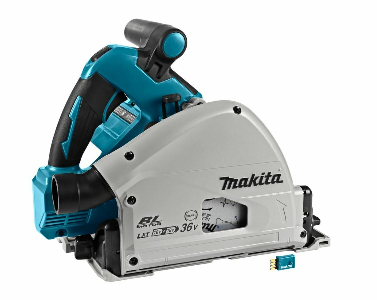 Погружная пила Makita DSP601ZU 2х18В LXT 165мм. рез 56мм. (без АКБ и З/У)