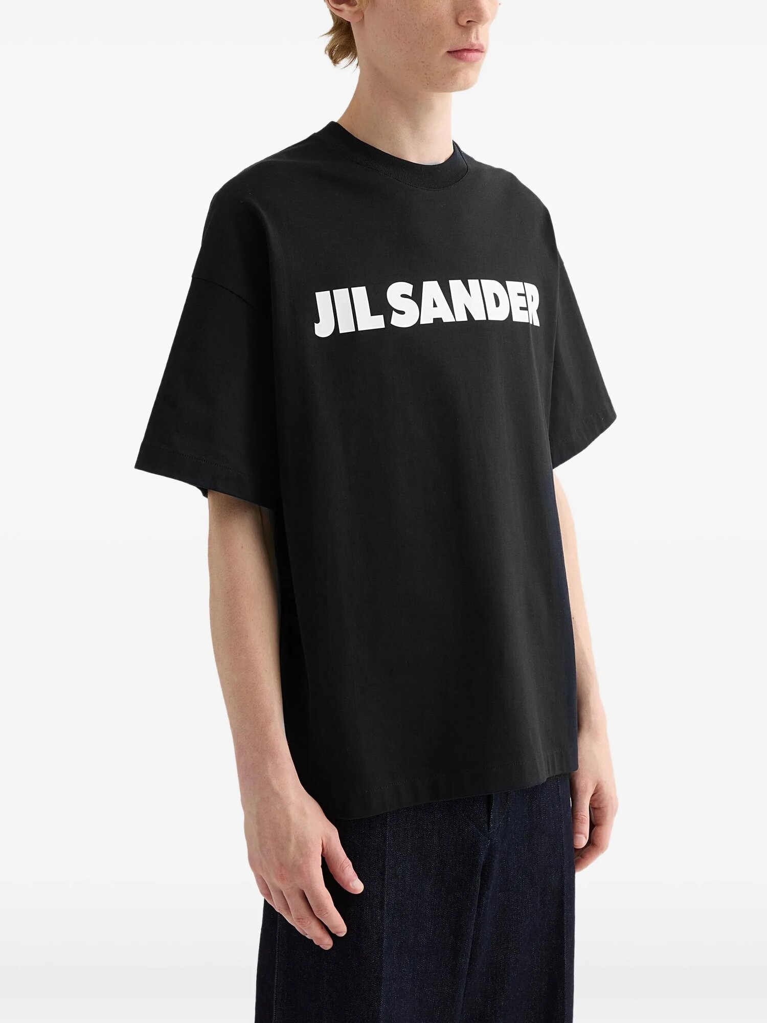 Футболка Jil Sander, размер 2XL, черный — фото 1