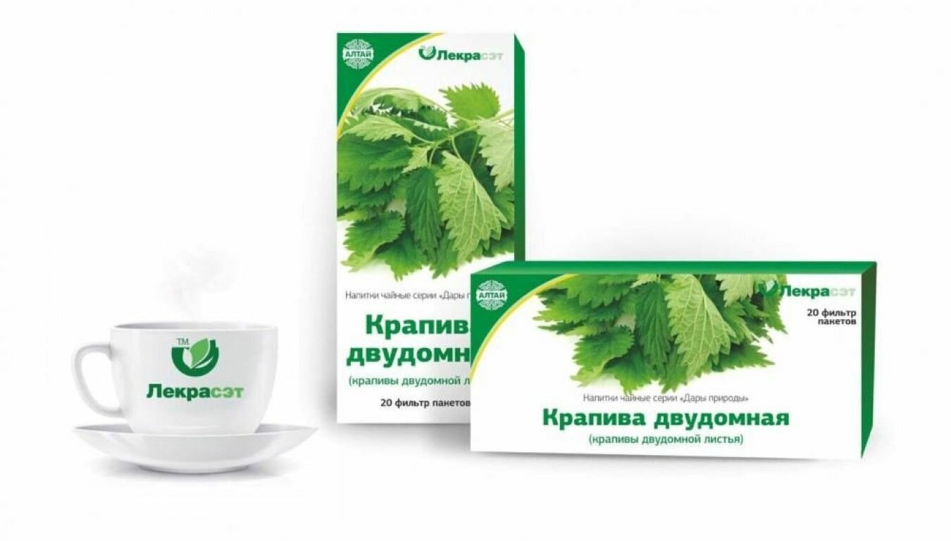 Чайный напиток Лекра-СЭТ "Крапива двудомная", 20 пакетиков