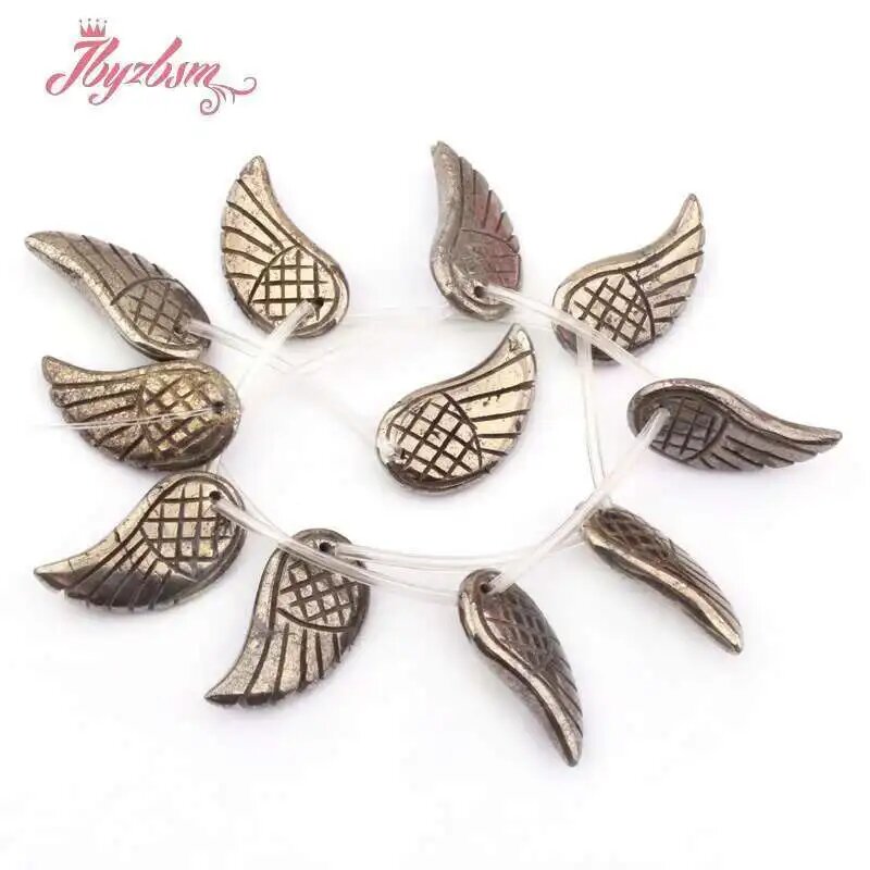 Натуральный пирит бусины jbyzbsm 15 дюймов