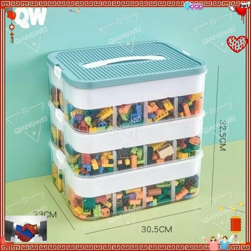 Органайзер для игрушек ширина 23 см, высота32.5 см, секции: 3 , шт.