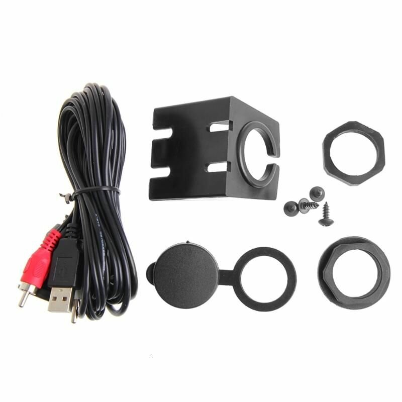 Автомобильный аудиокабель USB 3,5 мм-2RCA-комплект из пяти частей